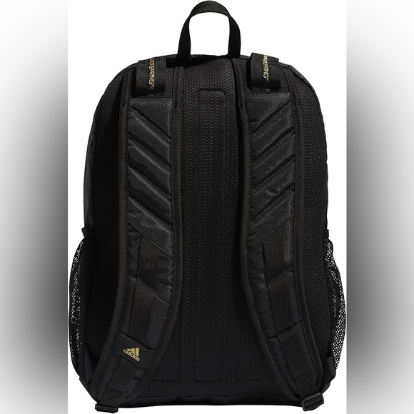 adidas | Bags | Nip Adidas Unisex Blackgold Metallic Prime 6 Backpack ...